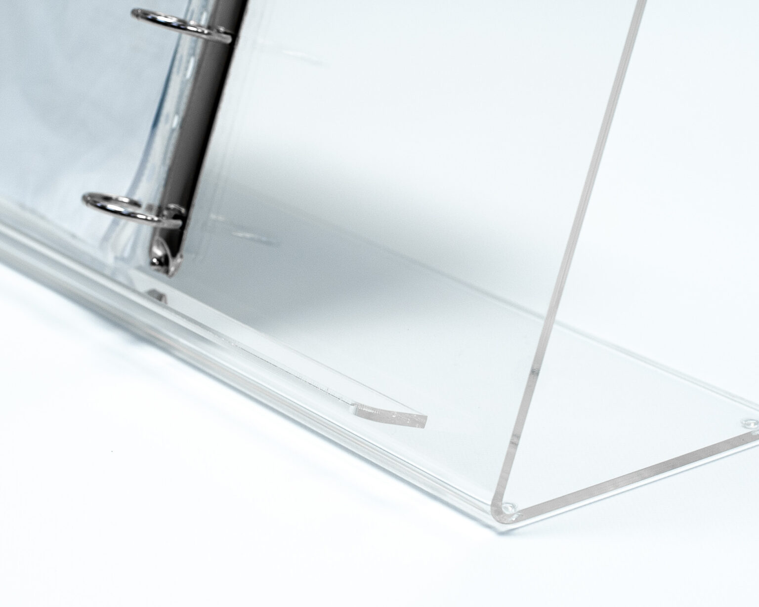 Expositor de Bancada tipo dossier - Acrilfer